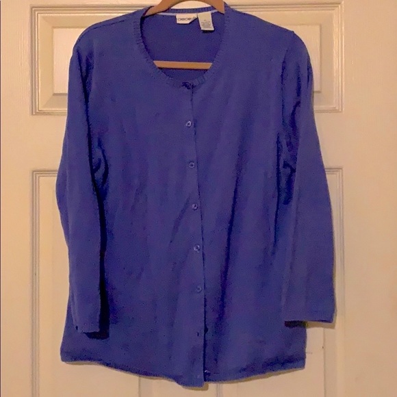 Cherokee | Tops | Periwinkle Cherokee Cardigan | Poshmark